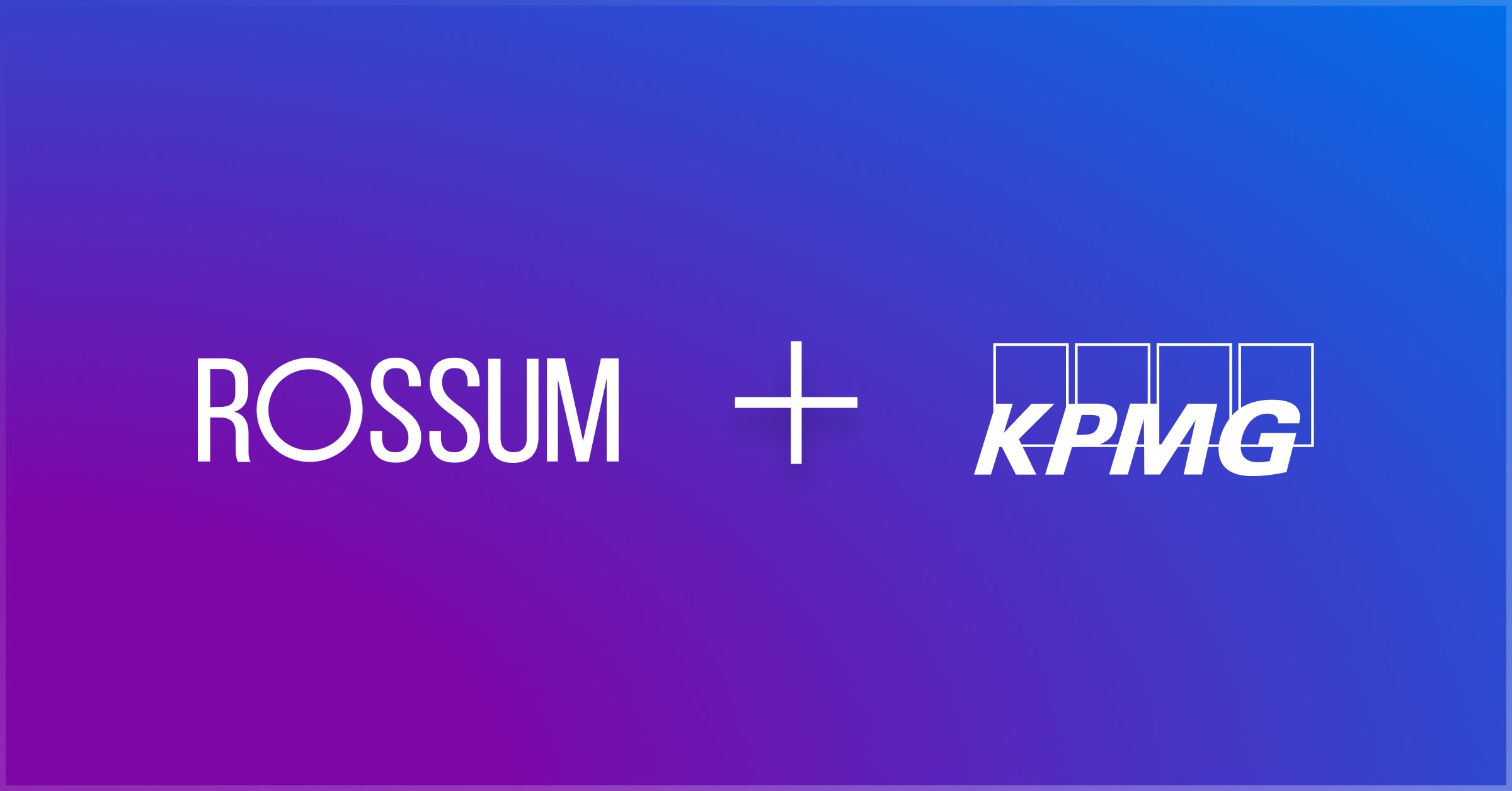 KPMG & Rossum Partnership - Rossum.ai